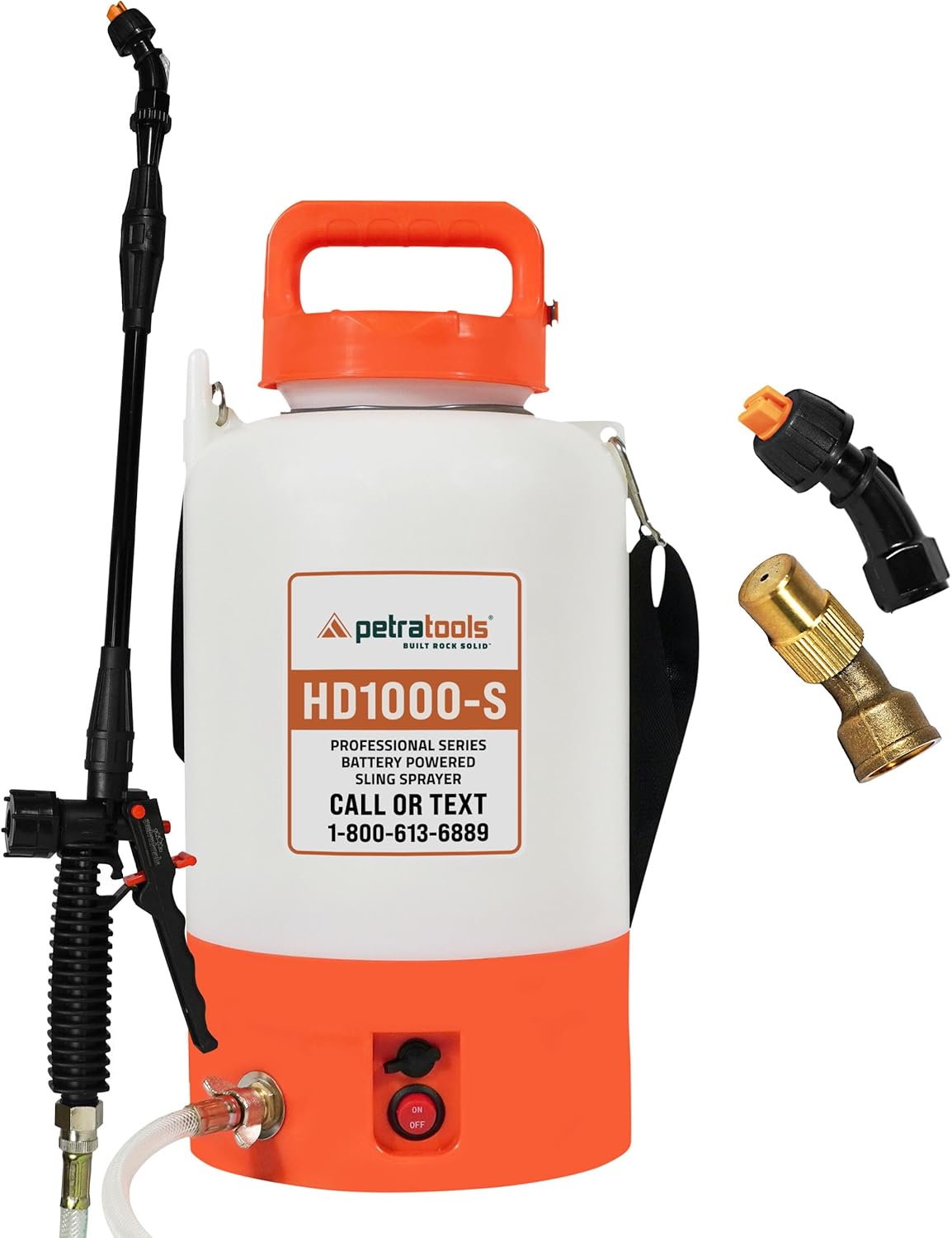 Amazon.com : PetraTools Battery Powered Sprayer 1 Gallon - HD1000-S ...