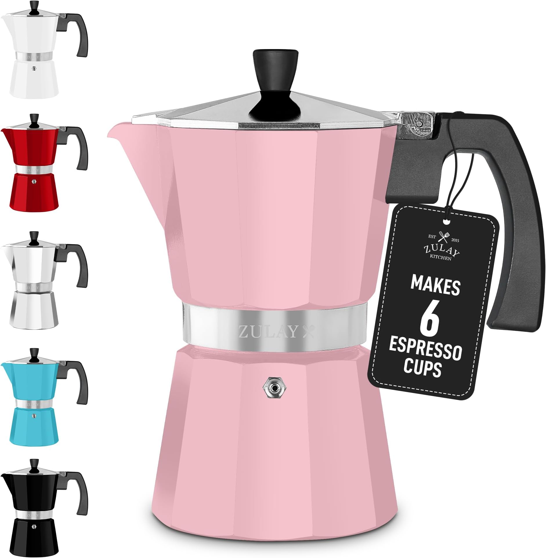 Amazon.com: MORDEN MS Moka Pot Stovetop Espresso Maker 6 Cup Moka Pot ...