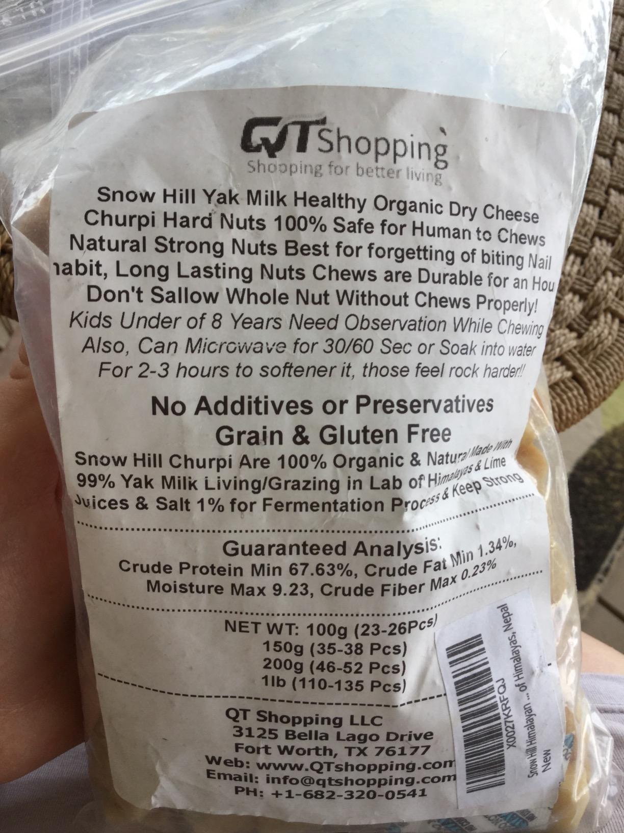 Amazon.com : Snow Hill Himalayan Yak Cheese Organic Super Strong Nuts ...