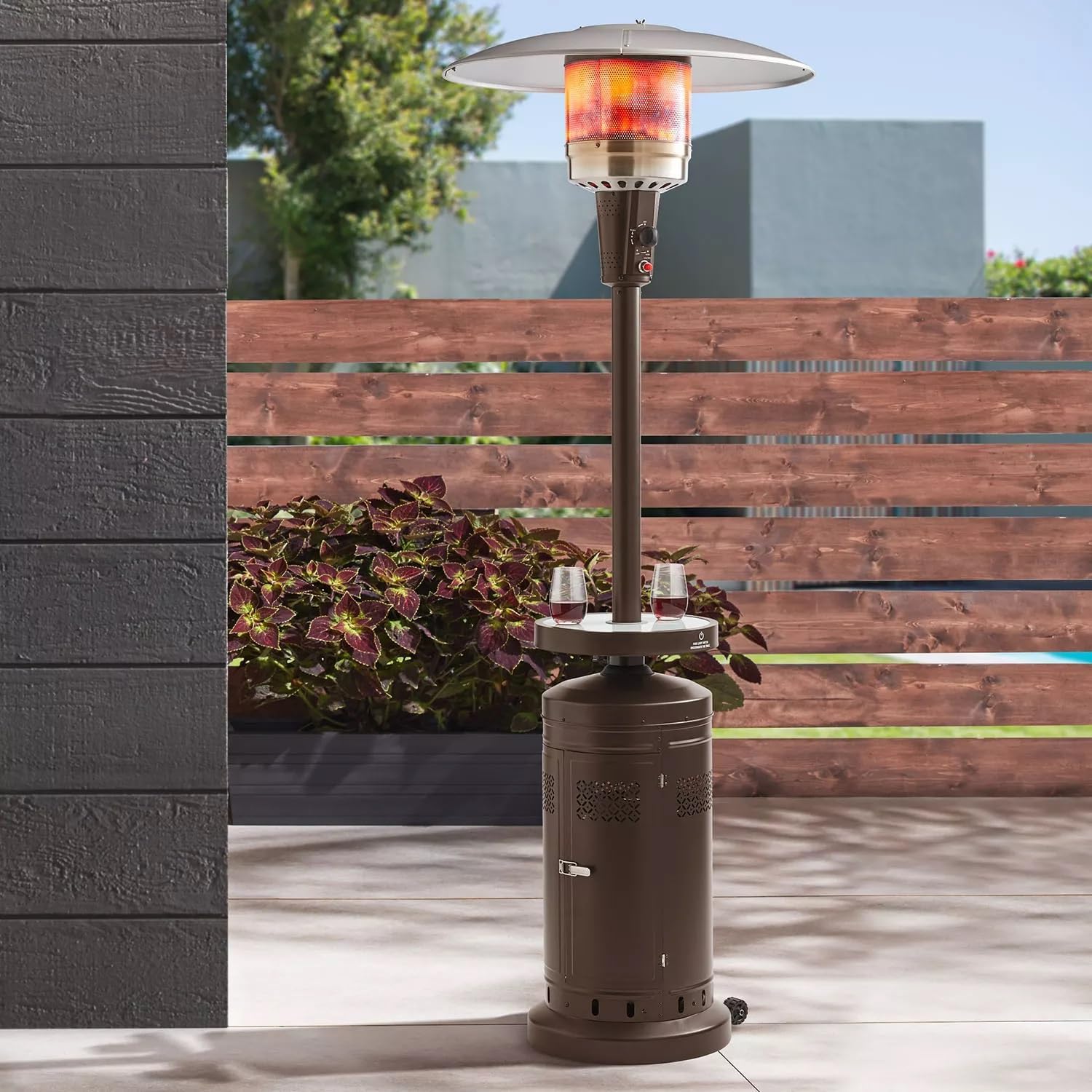 Amazon.com: Member's Mark Bronze Patio Heater with LED Table