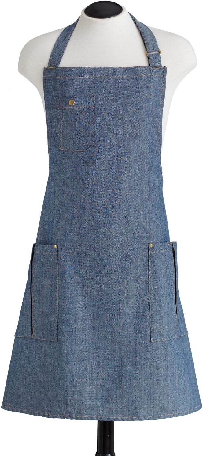 Amazon.com: Jessie Steele the BBQ Denim Apron: Kitchen Aprons: Home ...