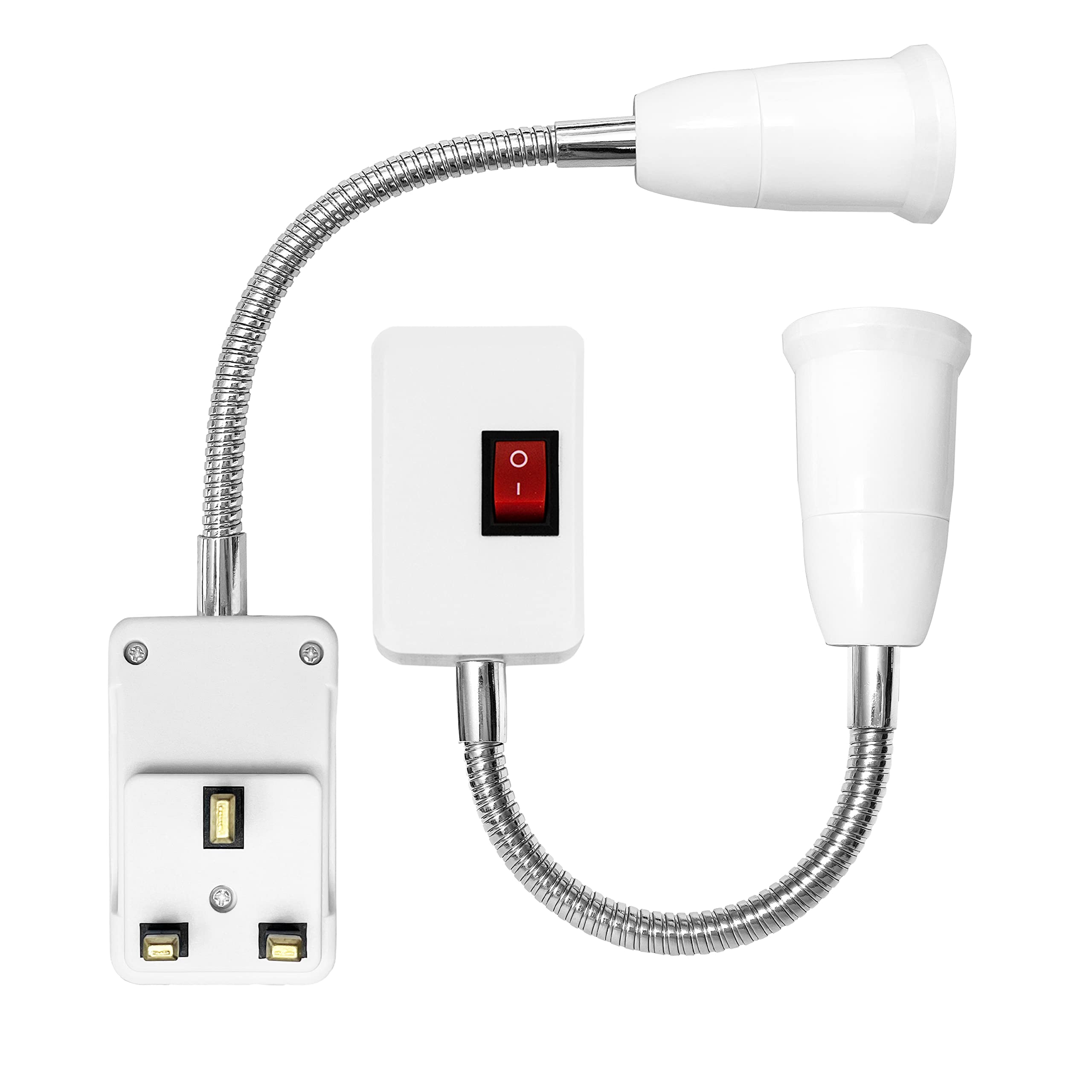 Buy Flexible Lamp Holder, Plug in Wall Lights, 360° Flexible Extension ...