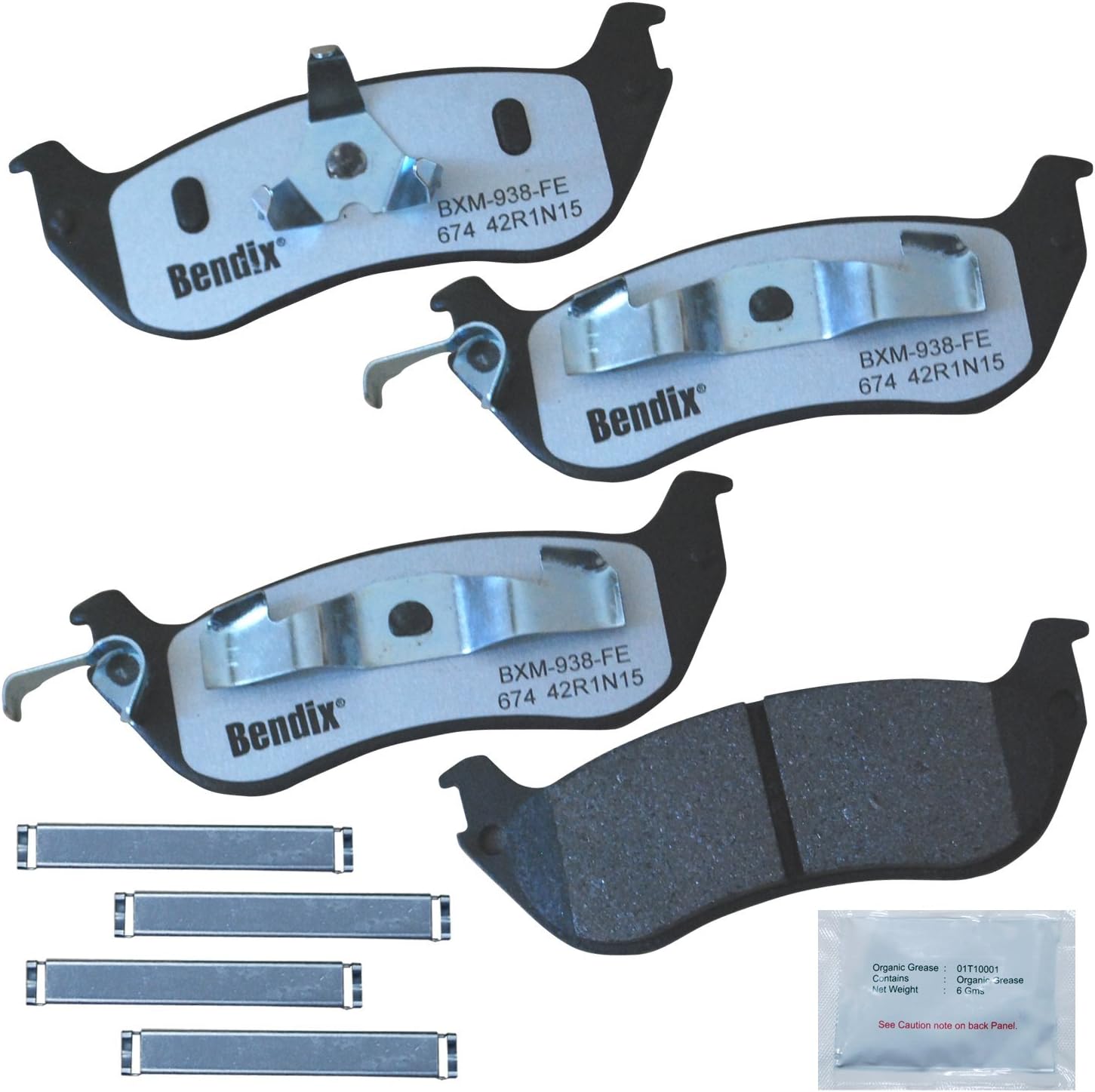 Amazon.com: Bendix Fleet Metlok MKD965FM Brake Pads : Automotive