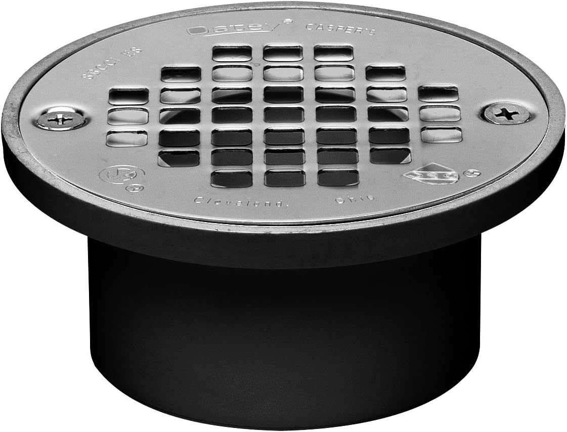 Oatey 2 in. or 3 in. ABS General Purpose Drain with 4 in. Stainless ...