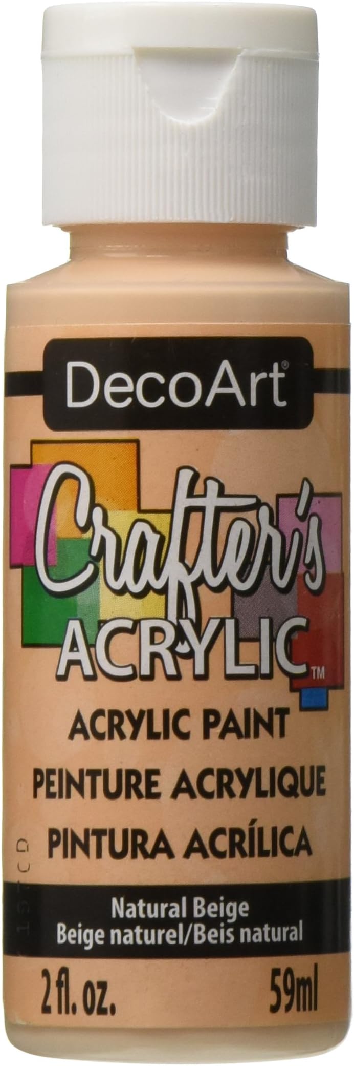DecoArt Acrylic Paint, Natural Beige (Flesh), 59 ml (Pack of 1 ...