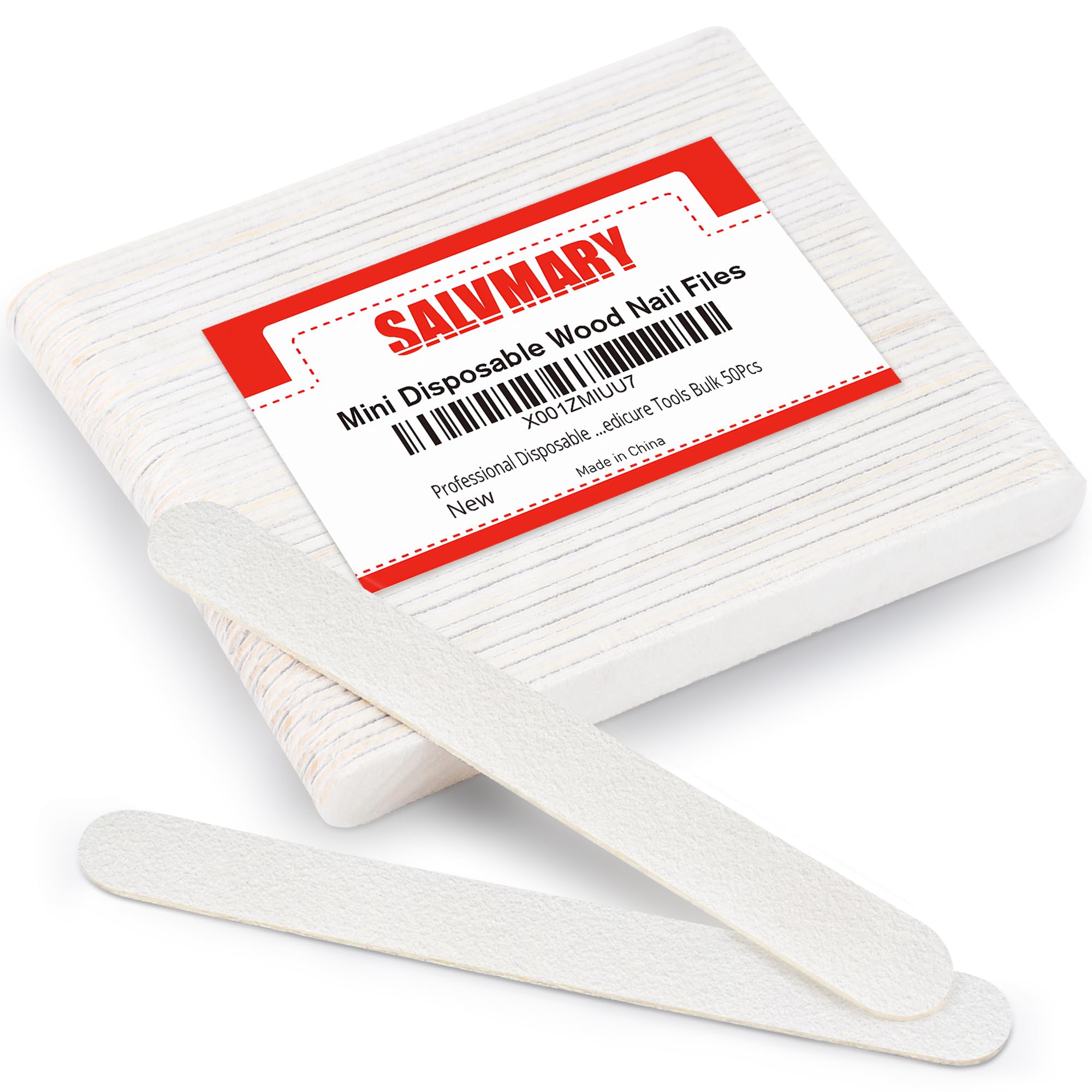 Professional Disposable Small Nail Files White Double Sided Emery ...