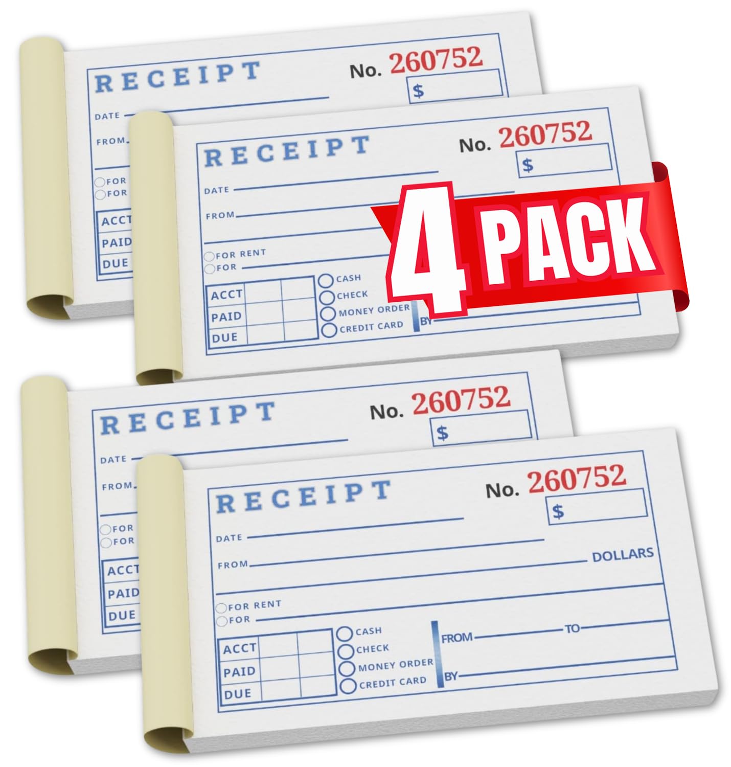 Snapklik.com : 1InTheOffice Receipt Book