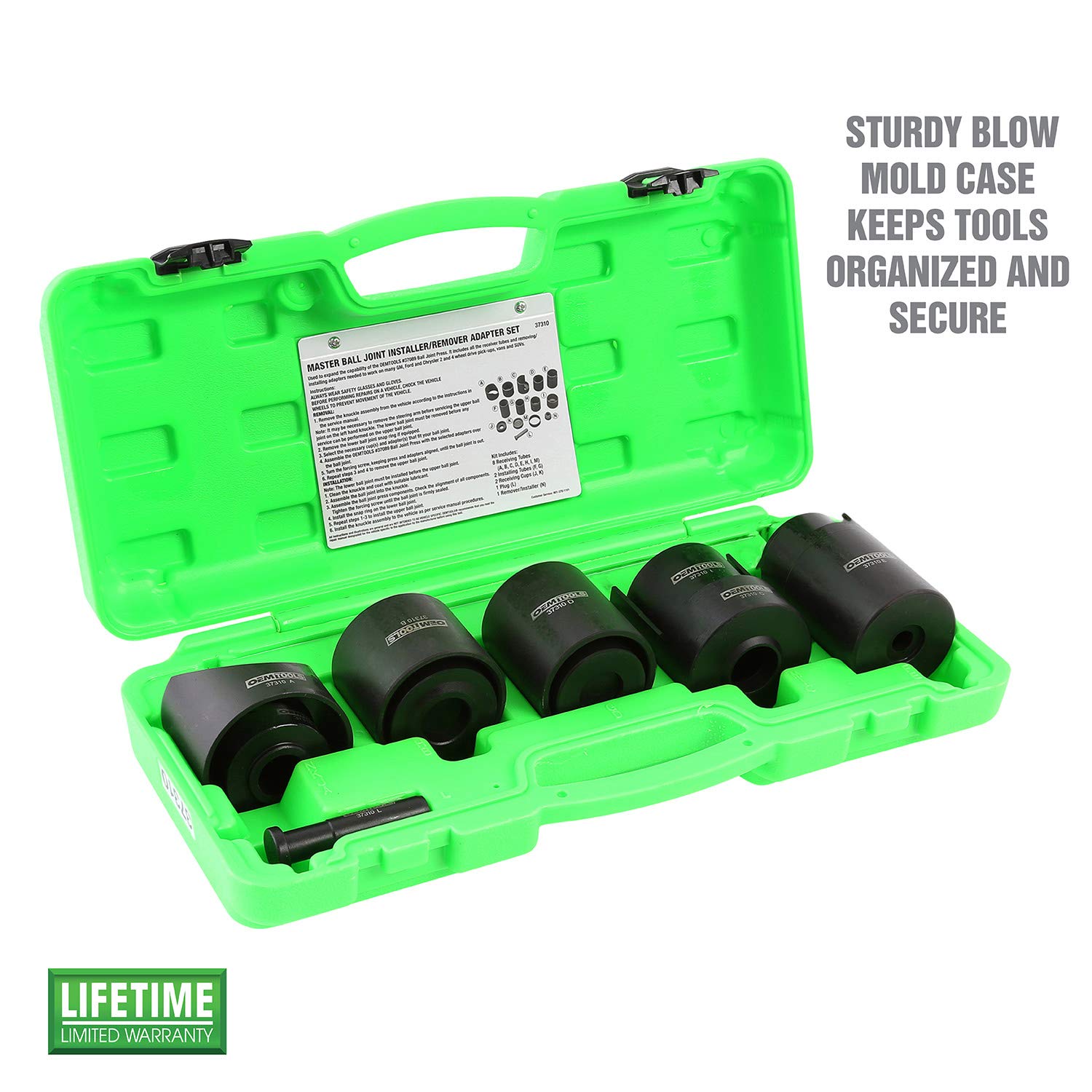 Buy OEMTOOLS 37310 Master Ball Joint Installer Remover Adapter Set buy-oemtools-37310-master-ball-joint-installer-remover-adapter-set