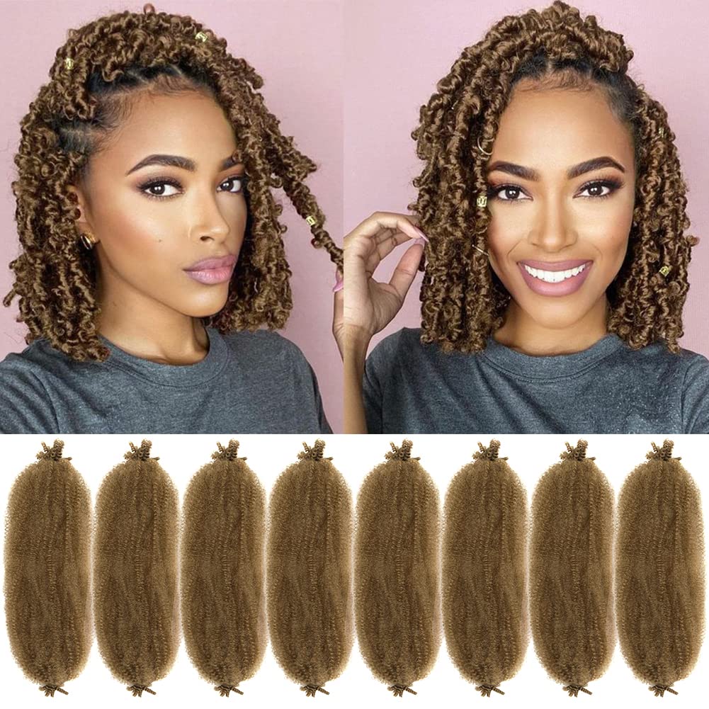 Marley Twist – 8 paquetes de cabello trenzado cubano, cabello Marley ...