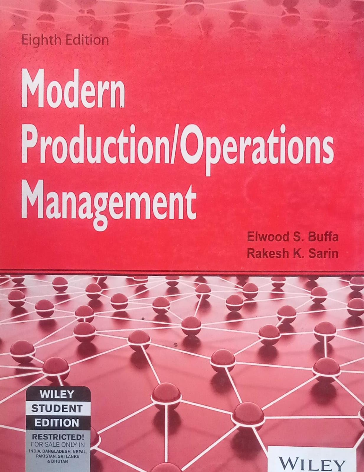 Amazon.in: Buy Modern Production/Operations Management By Elwood S ...