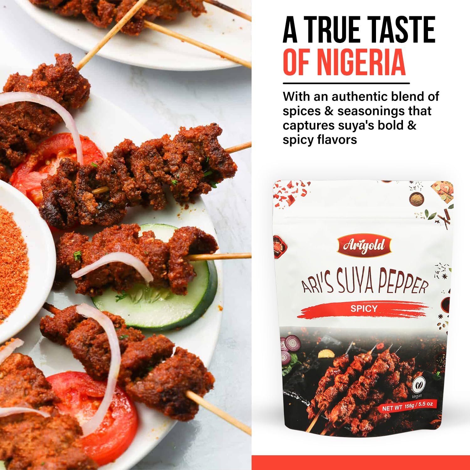 Nigerian Food Suya Beef Suya | BBQ | Nigerian Food Etsy