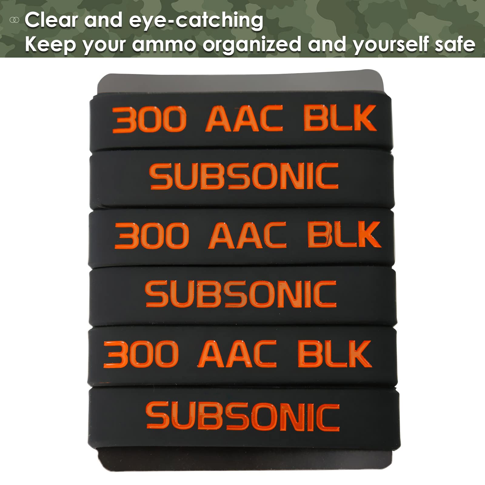 Snapklik.com : Aolamegs 300 Blackout Subsonic Magazine Marking Band, 6 ...