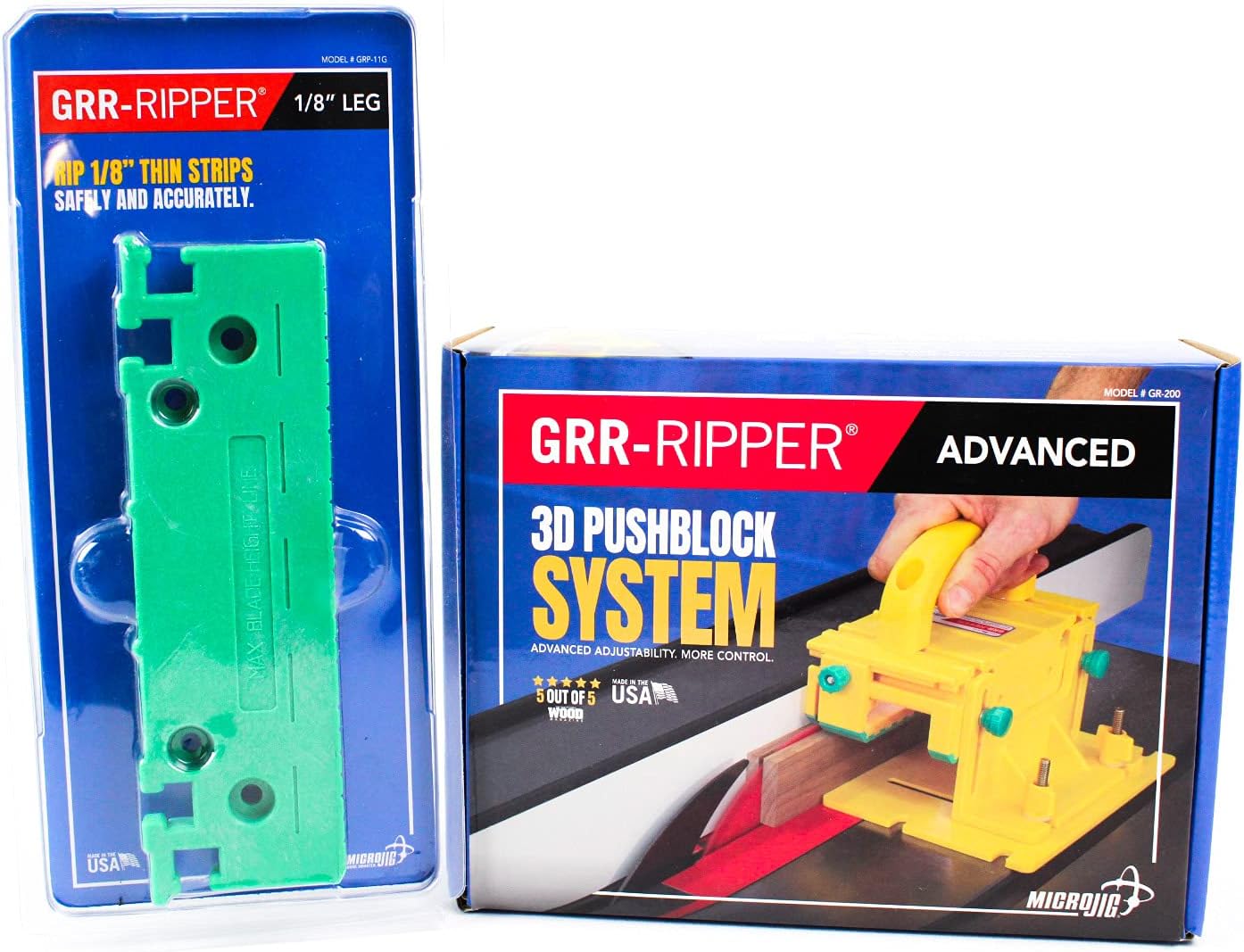 MICROJIG GRR-RIPPER GR-200 Gripper Tm 200 Advanced System with 1/8 Legs ...