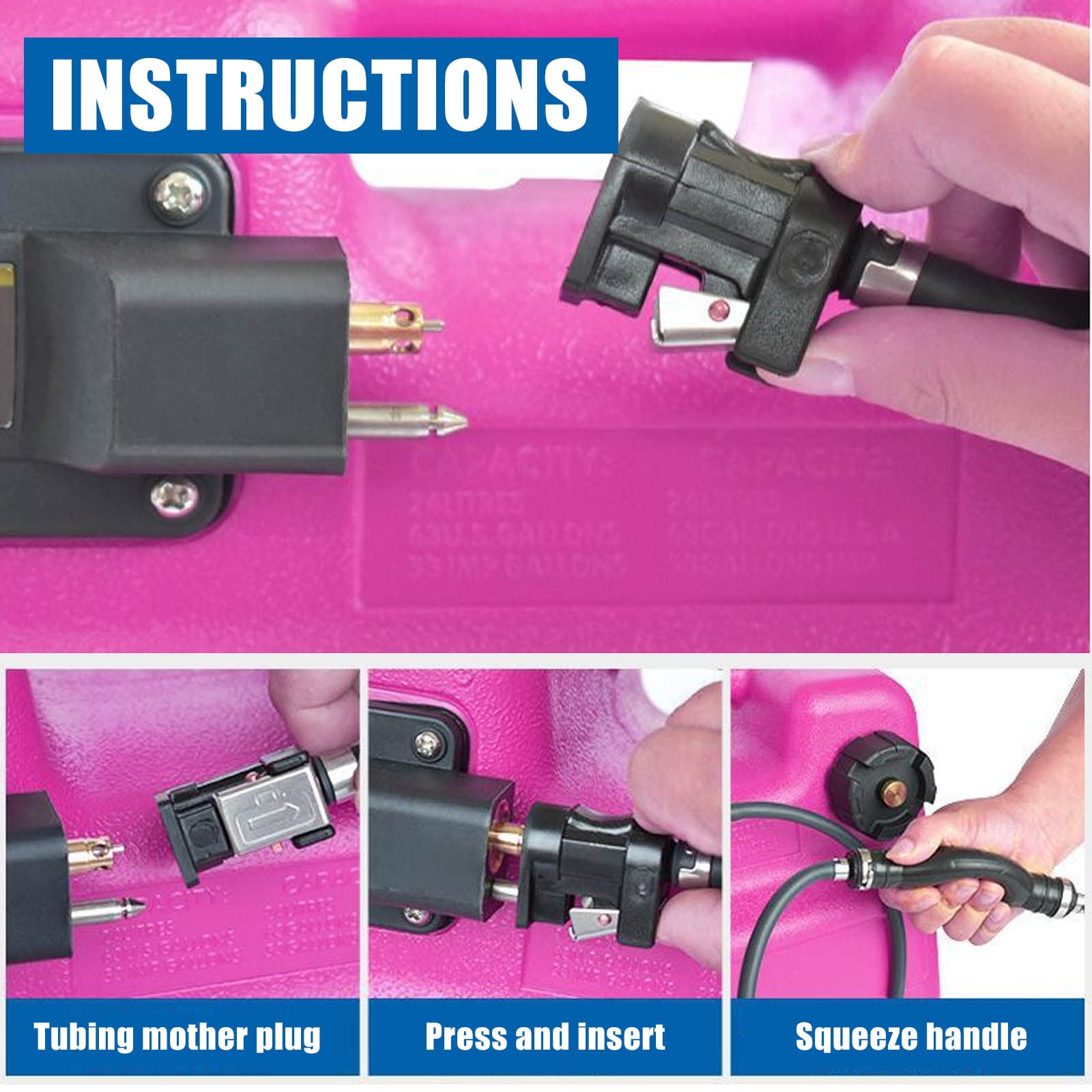 Snapklik.com : Fuel Line Assembly, Nylon Braided 5/16" Boat Fuel Line ...