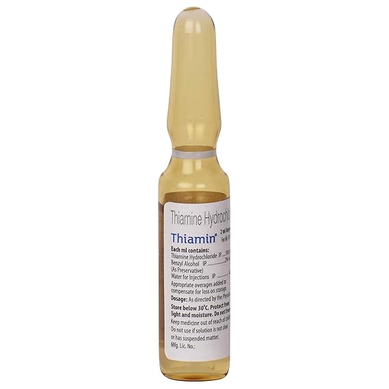 Thiamin - Ampoule of 2 ml Injection : Amazon.in: Health & Personal Care