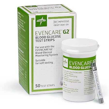 Amazon.com: EvenCare G2 Glucose Meter Hi/Lo Control Solution, Qty 1 ...