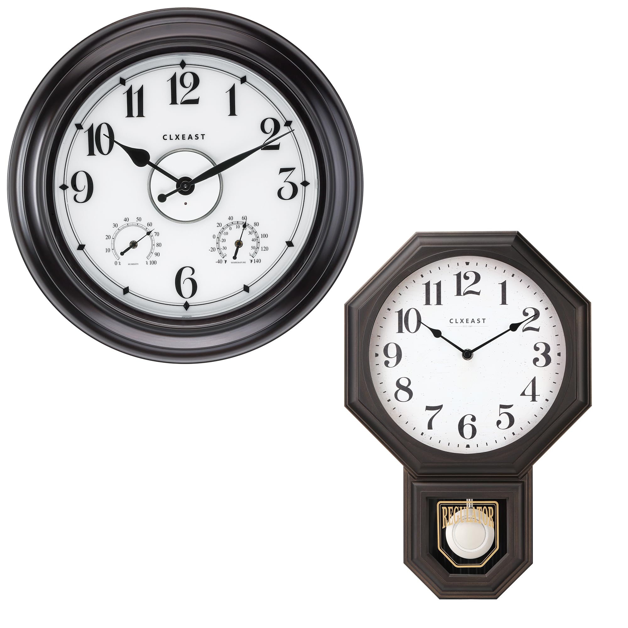 Amazon.com: CLXEAST 24 Inch LED Self-Illuminated Outdoor Indoor Metal ...