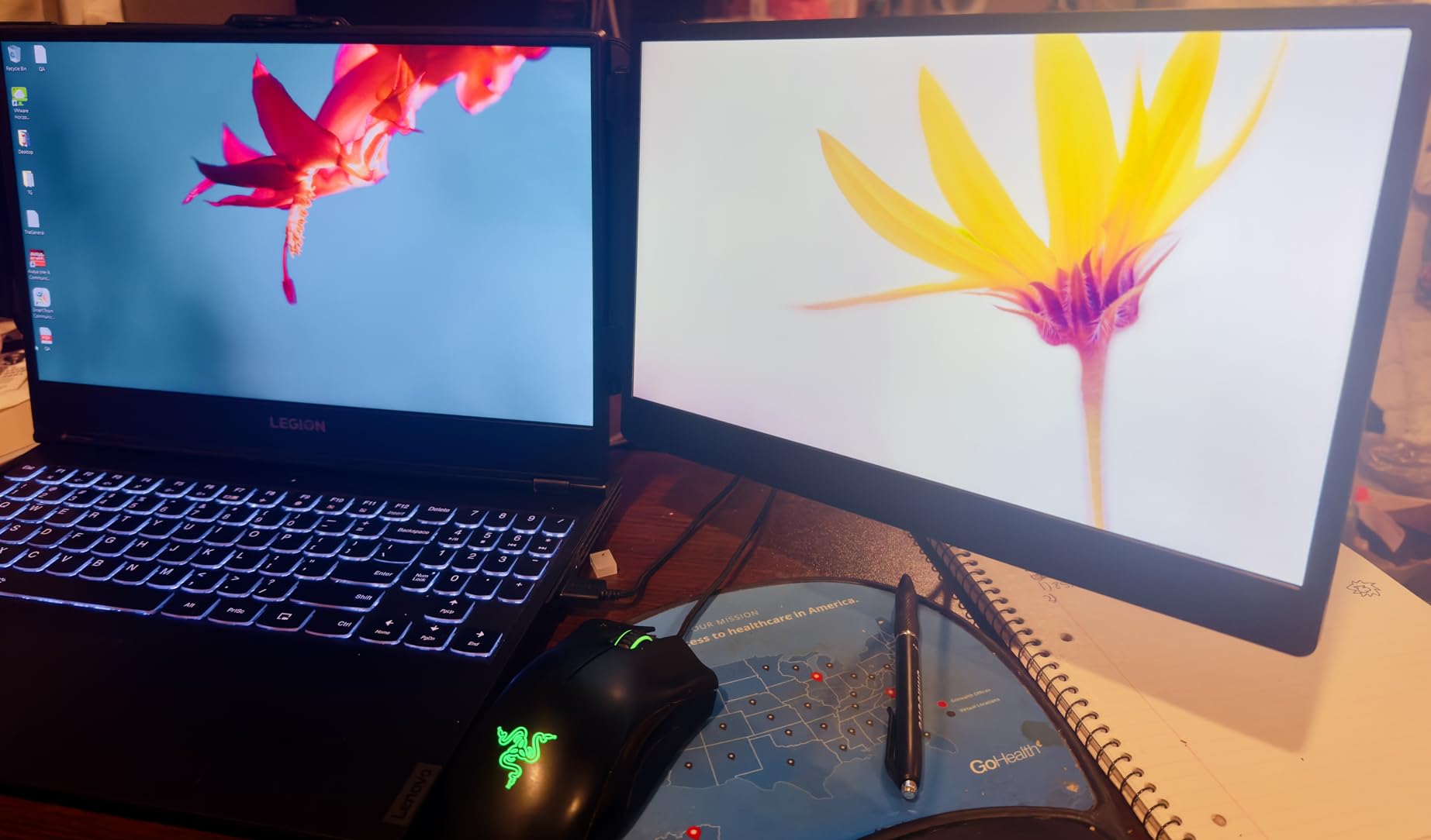 Amazon.com: domyfan Laptop Screen Extender - 14.1" Portable Monitor for ...