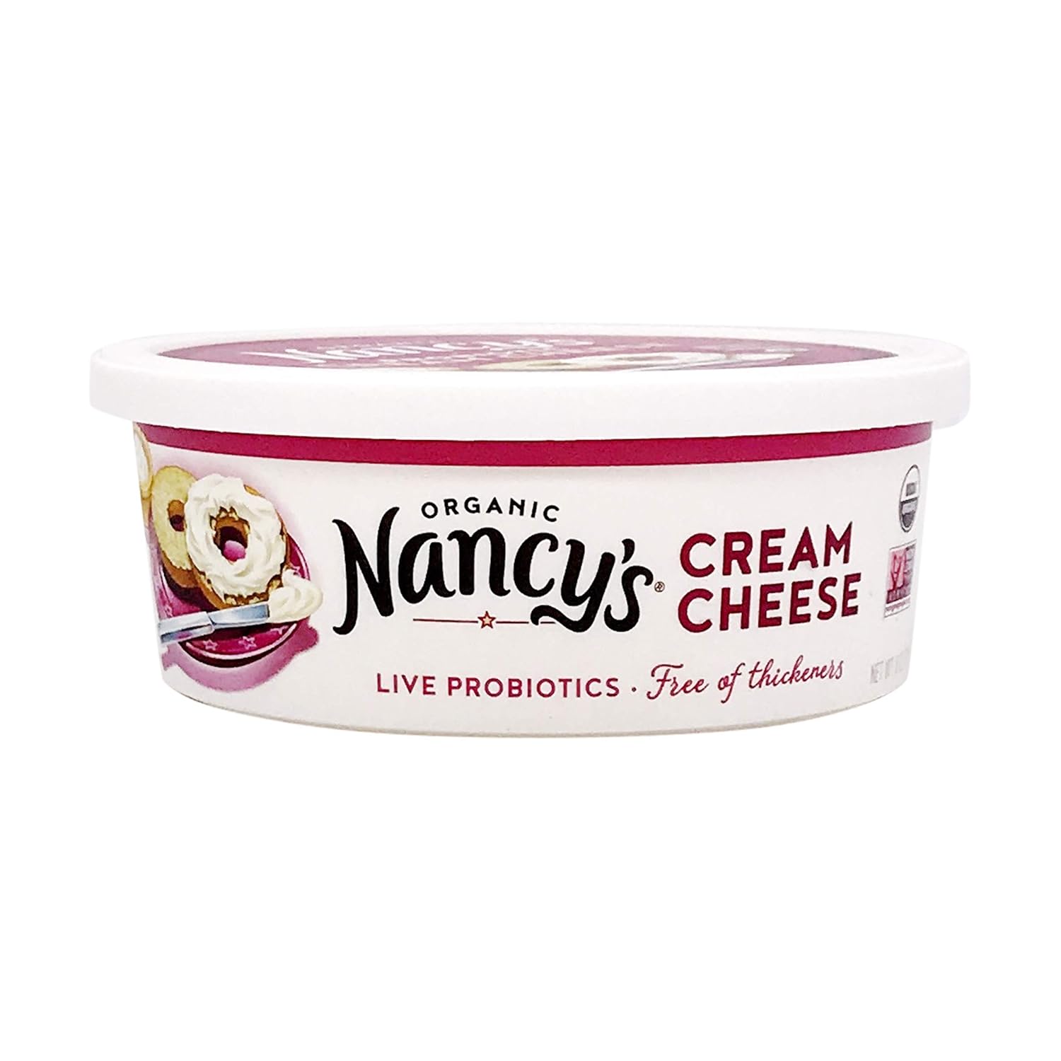 Amazon.com: Nancy's Yogurt, Organic Cultured Cream Cheese, 8 oz ...