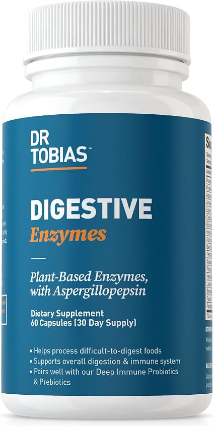 Amazon.com: Dr. Tobias Digestive Enzymes with Amylase, Bromelain ...