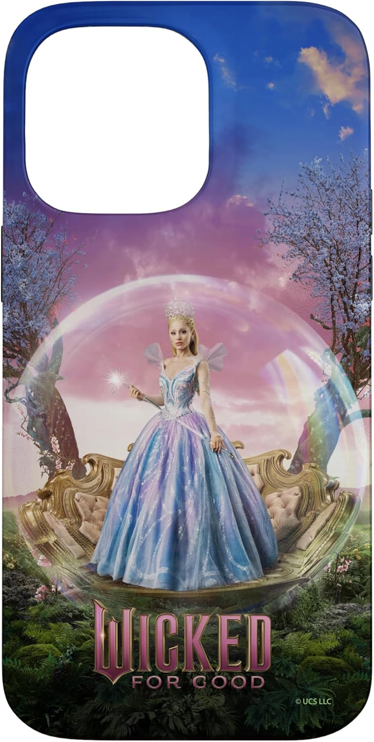 Amazon.com: Wicked: for Good Glinda Bubble Poster Case for iPhone 14 ...