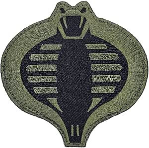 Amazon.com: Green Cobra Patch - 3.5 x 3 inch Hook Fastener P920