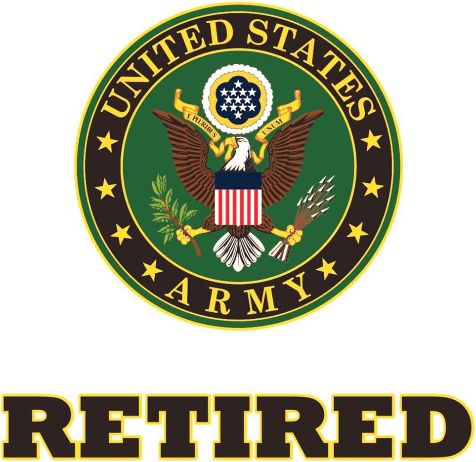 Amazon.com: Us Army Retired Decal Sticker : Sports & Outdoors