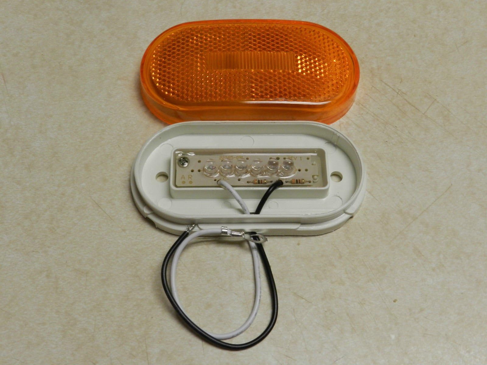Amazon.com: Optronics (1) Amber Camper Trailer Rv Light 6 LED 2 X 4 ...