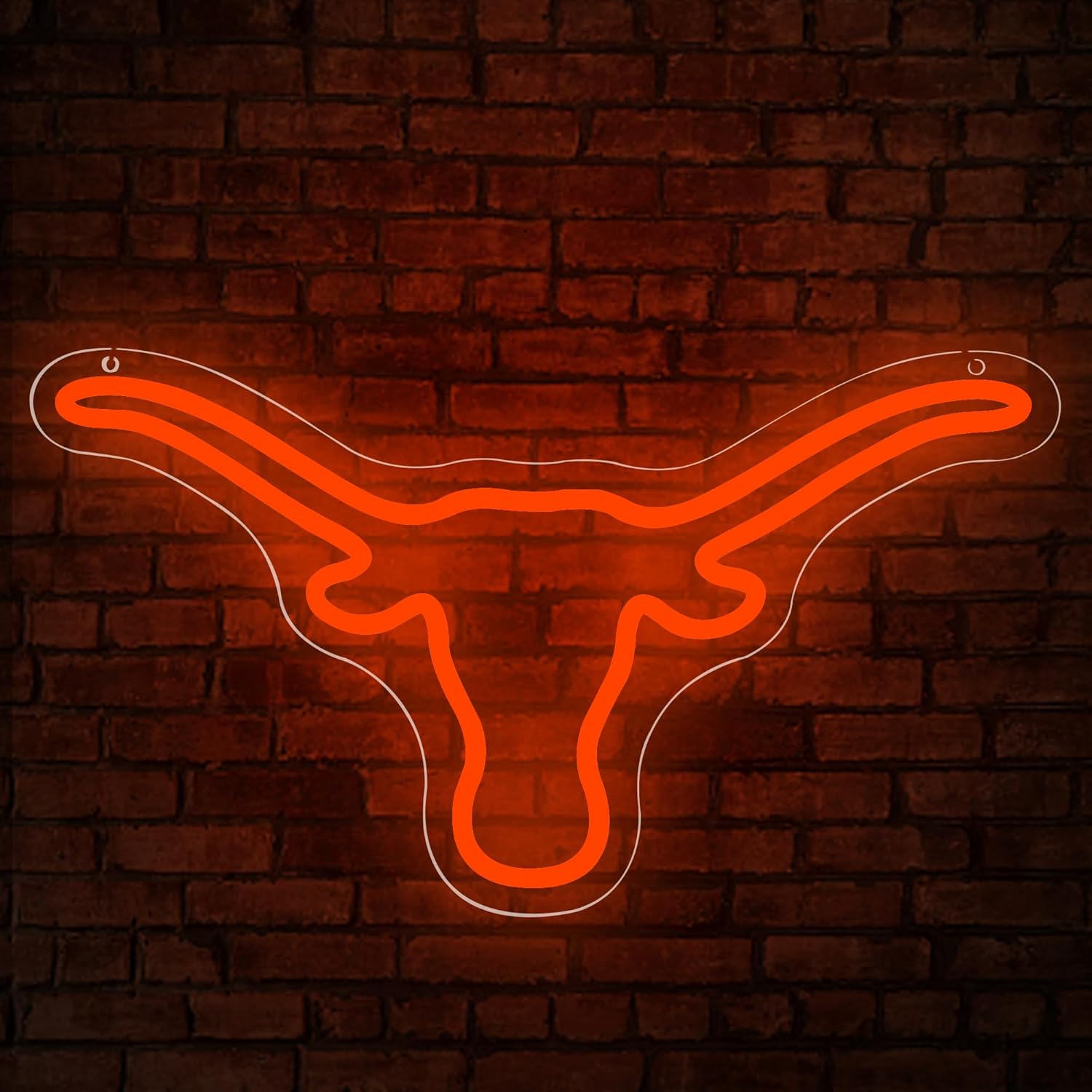 Longhorns Neon Sign for Wall Decor University LED Neon Light Sign ...