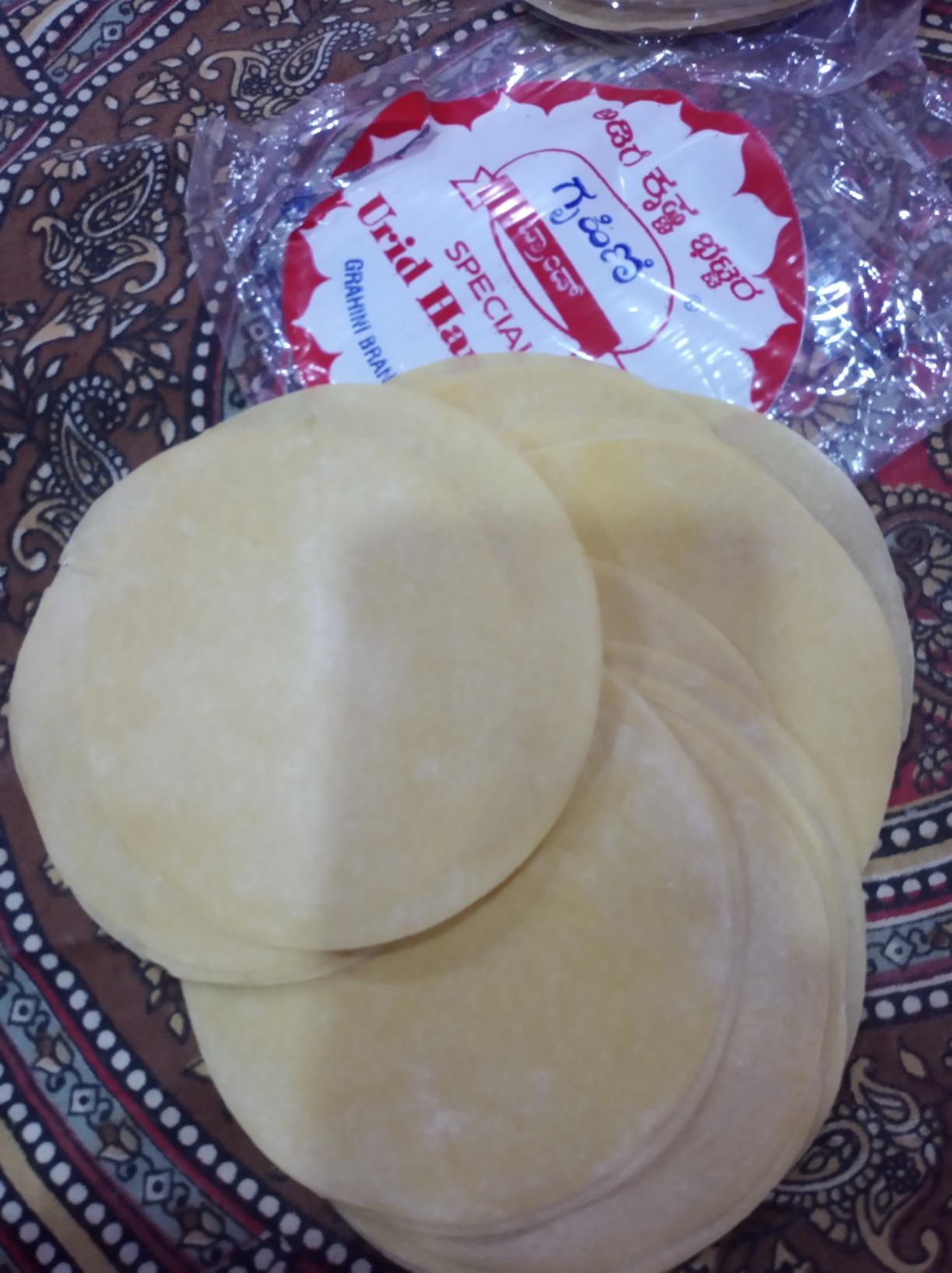Grahini Papad (HAPPALA) - Pack of 10 (100g each) | Crispy & Tasty ...