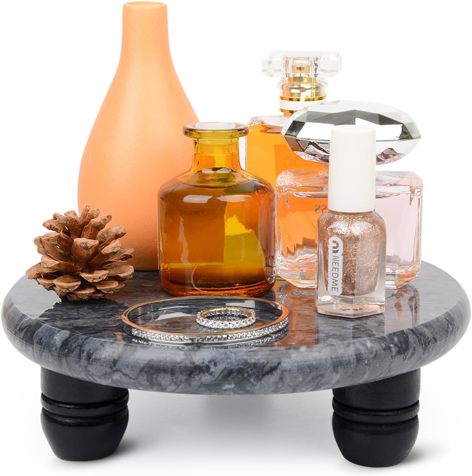 Amazon.com: STRONA 6" Round Marble Riser for Kitchen Counter Decor ...