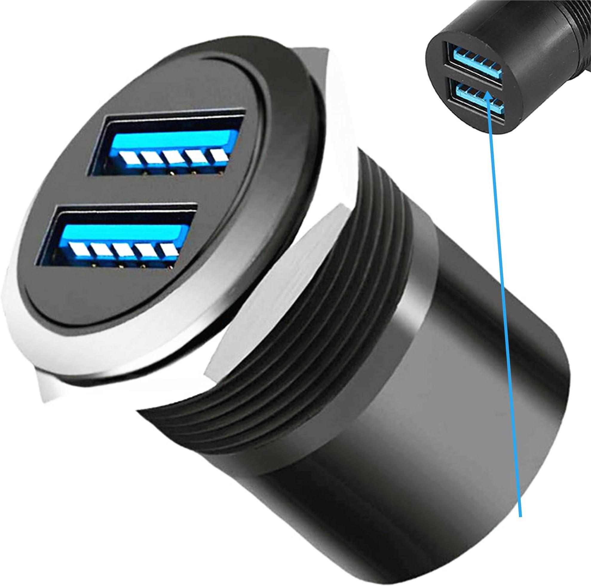 Amazon.com: TiMOVO USB C Splitter Adapter Y Cable, USB-C Male to 2 USB ...