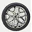 Amazon.com: 22 Inch Chrome Snowflake Replica Wheels Rims with 285/45R22 ...
