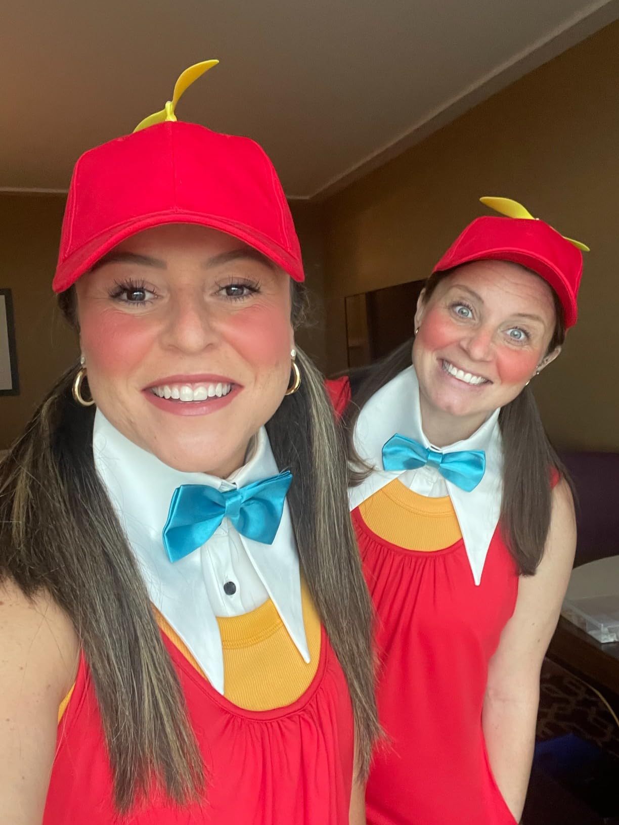 Amazon.com: Jewelia's Closet Tweedle Dee Tweedle Dum Costume Hats for ...