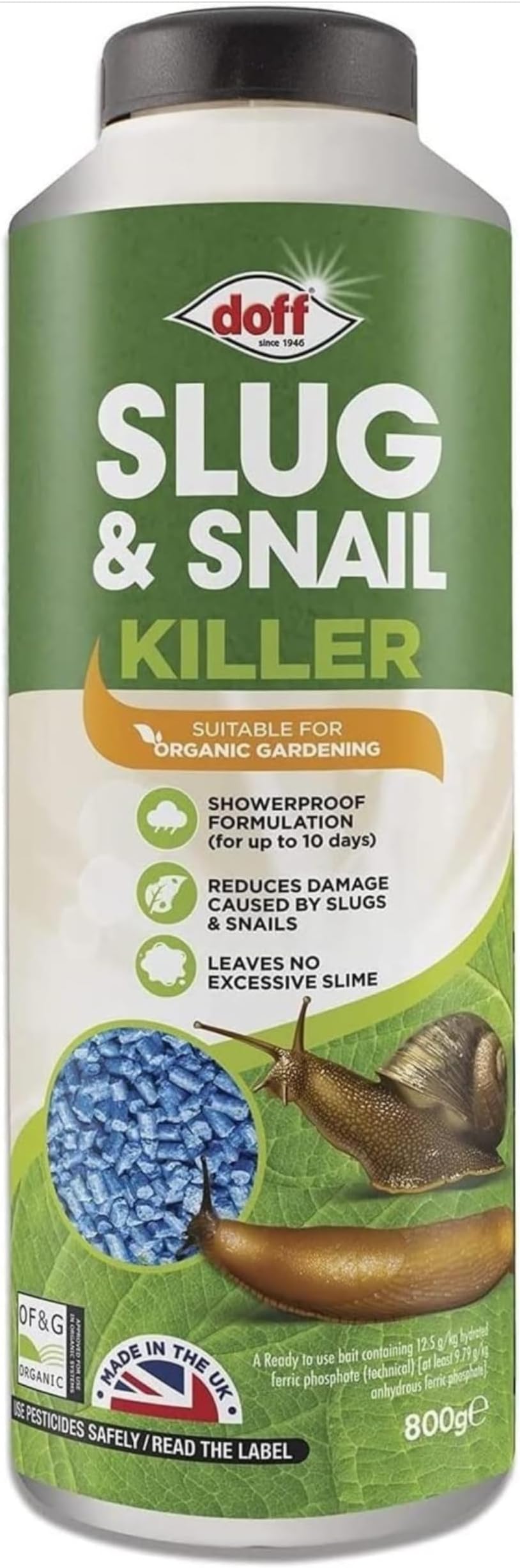Neudorff Sluggo Slug & Snail Killer Pellets, 1kg Box - Organic Slug ...
