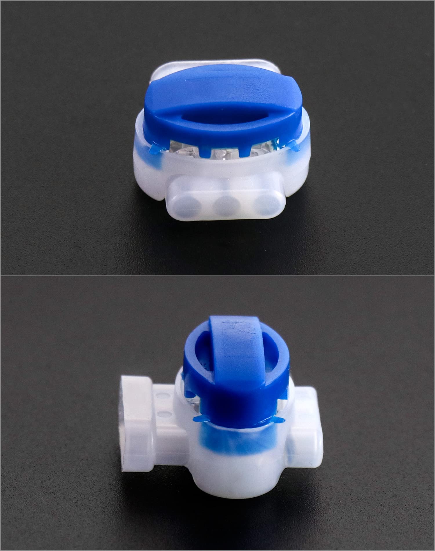 Snapklik.com : 100 Pack 3 Wire Connectors Electrical IDC 314-BOX ...