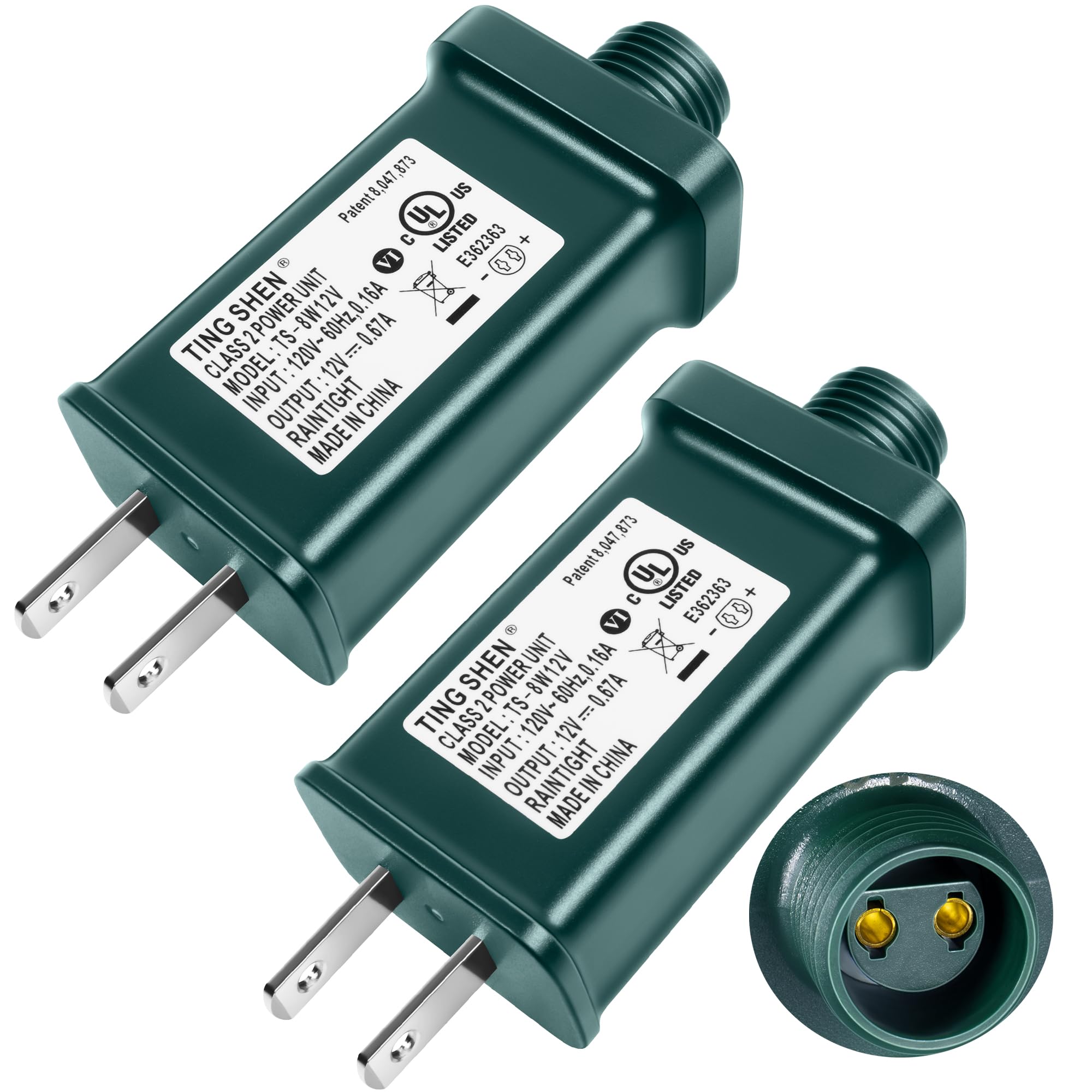 Amazon.com: 2Pcs Replacement Yard Inflatable Adapter, 12V Class 2 Power ...