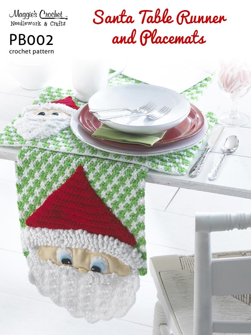 Crochet Pattern Santa Table Runner PB002-R - Kindle edition by Weldon ...