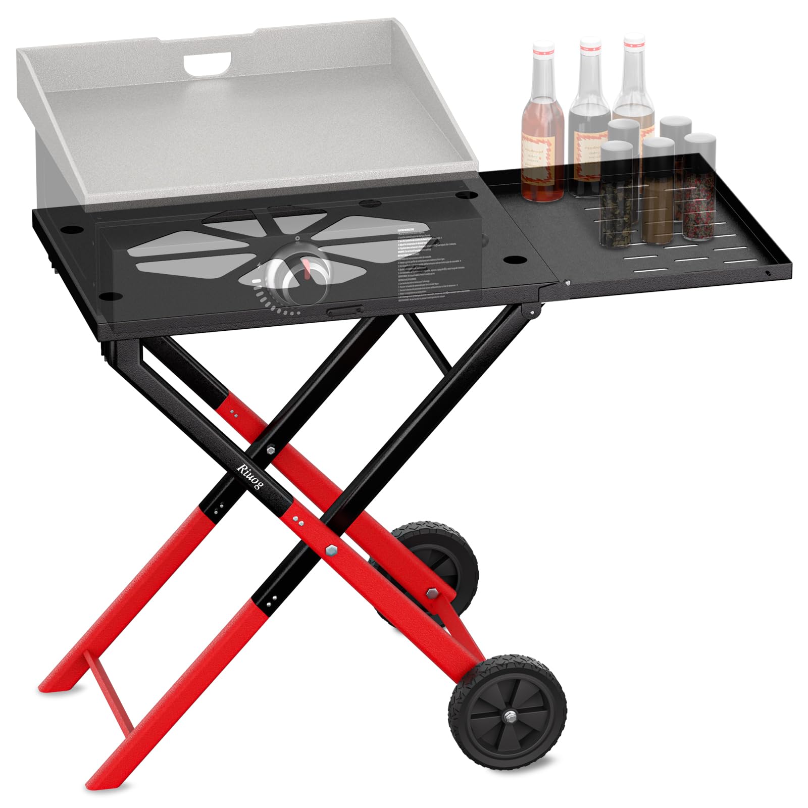 Amazon.com : Portable Griddle Stand Trolley Compatible for Blackstone ...