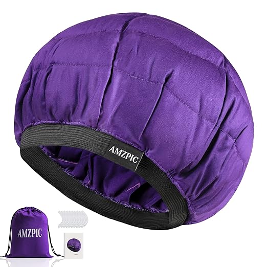 Amazon.com : Cordless Deep Conditioning Heat Cap - Safe, Microwavable ...