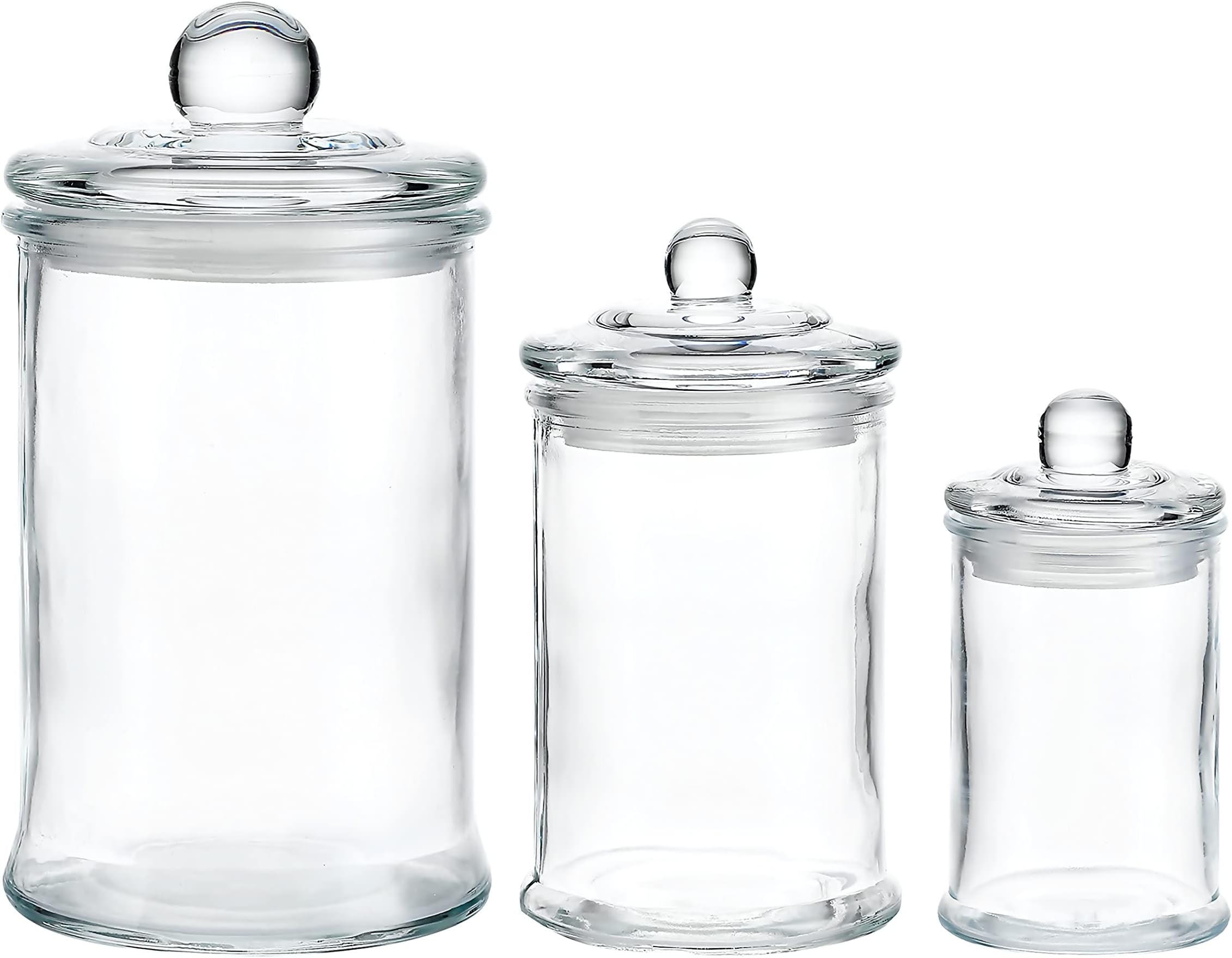 Amazon.com: EXCEART 2 Pcs Mini Glass Jars Miniature Glass Storage Jar ...