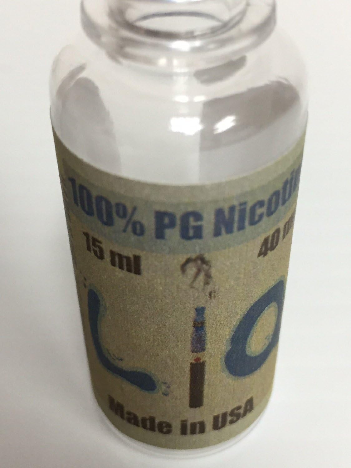 Amazon.com: 20pk (15ml) Bottle 40mg/ml Nicotine Solution in 100% Pg for ...