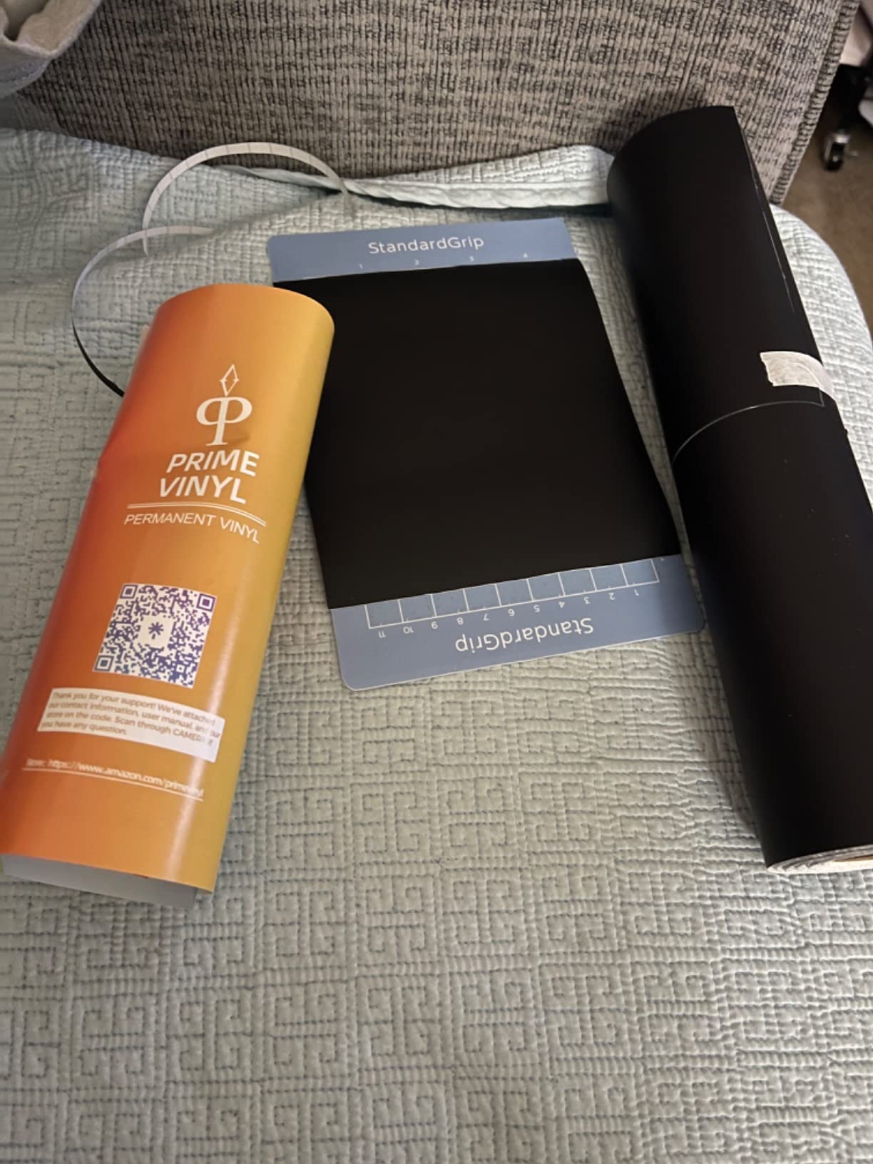 $4/mo - Finance Prime Vinyl Matte Black Permanent Vinyl Roll - 12" x 35 ...