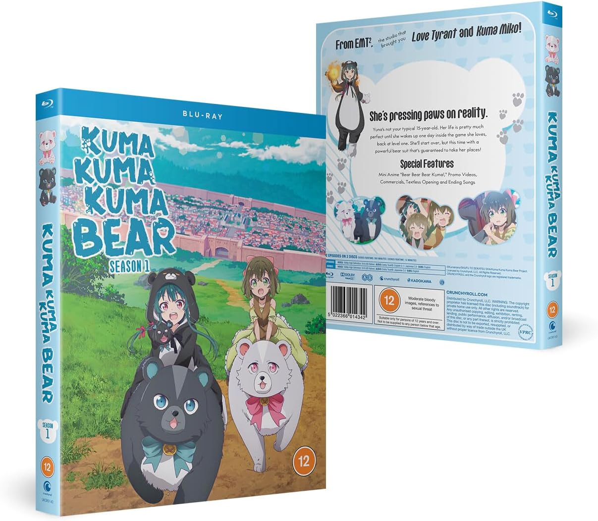 Kuma Kuma Kuma Bear - Season 1 [Blu-ray]: Amazon.co.uk: Maki Kawase ...