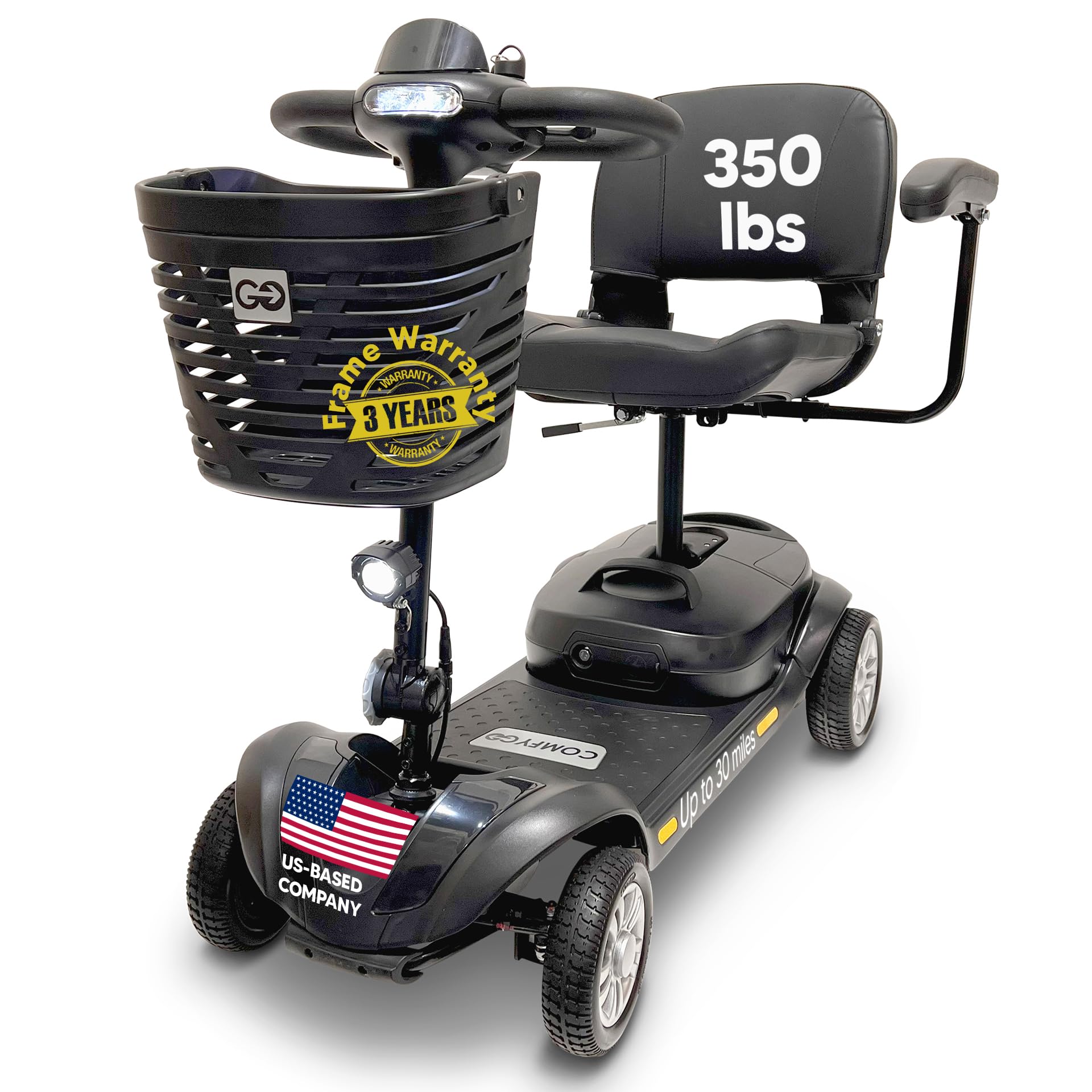 Amazon.com: Electric Mobility Scooter Z-4 for Adults,Battery Powered ...