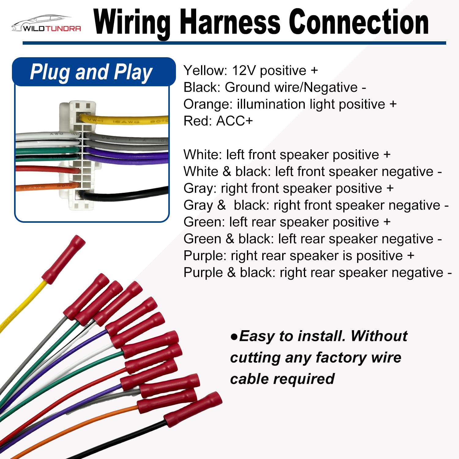 Diagrama de fiação do rádio Nissan código de cores