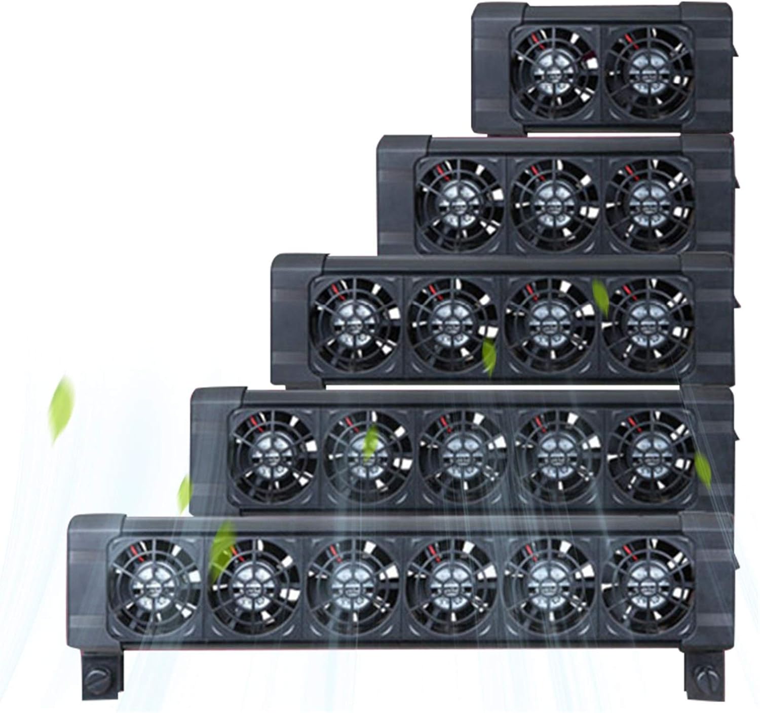 cjcaijun Temperature Control Aquarium Fan Mute Automatic Temperature ...