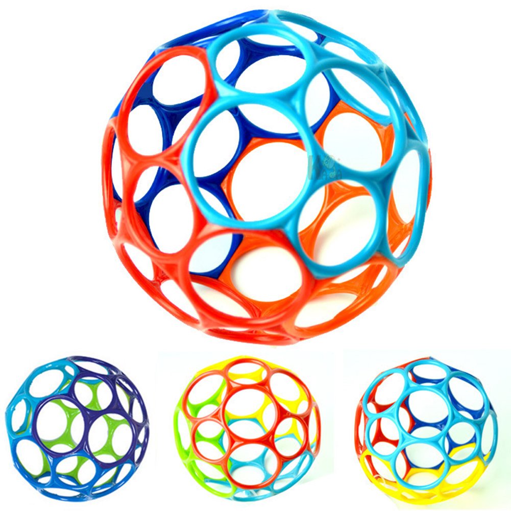 Ocamo Soft Colorful Ball Toys Touch Bite Caught Hand Oball Ball for ...