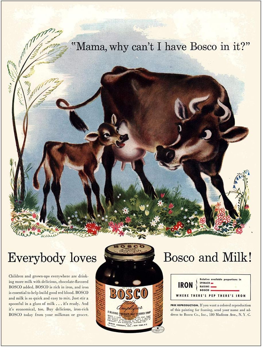 Amazon.com: RelicPaper 1941 Bosco: Mama Why Can't I Have Bosco in It ...