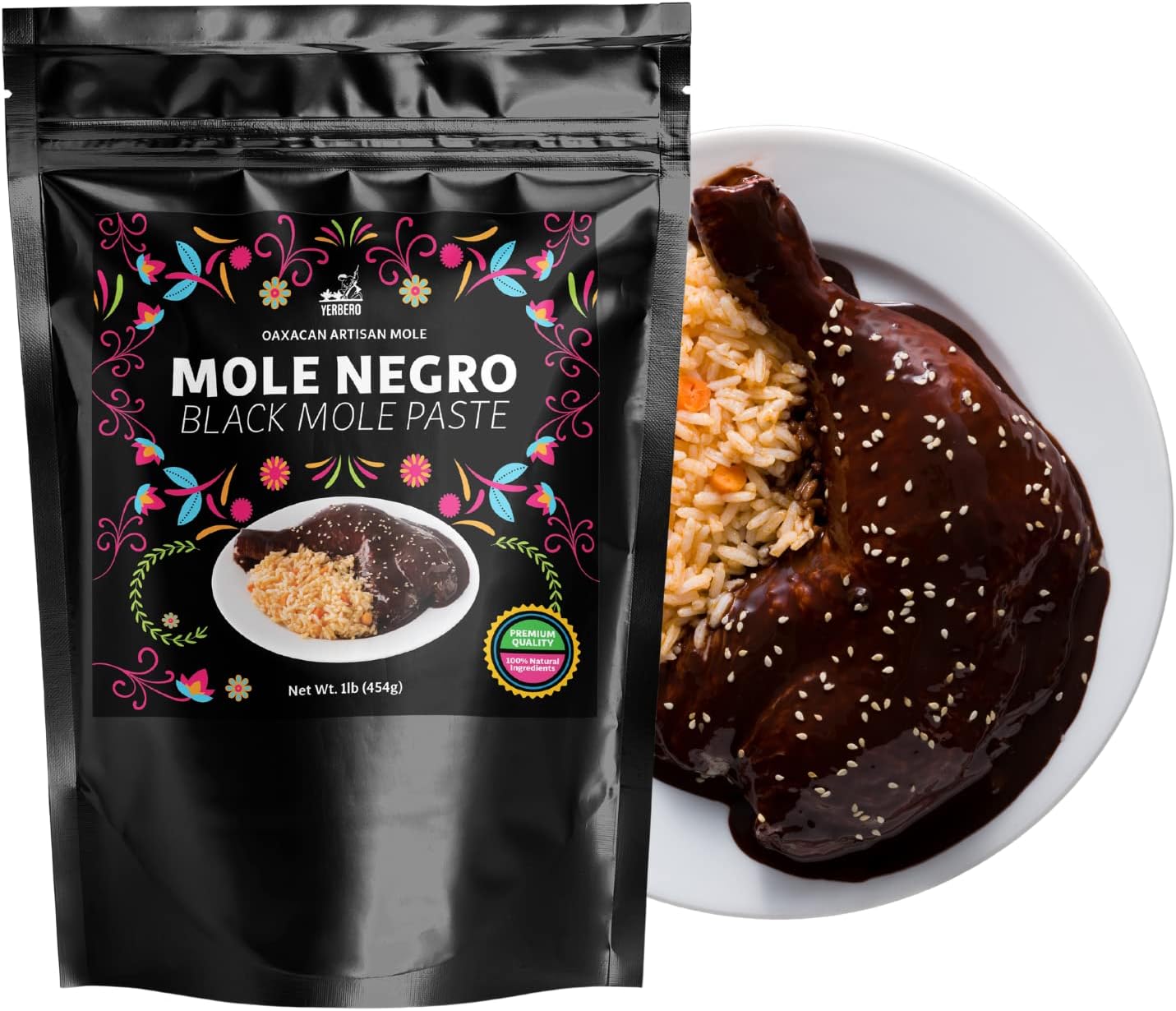 Amazon.com : Mole Negro from Oaxaca - Black Mole Paste by Juquilita ...